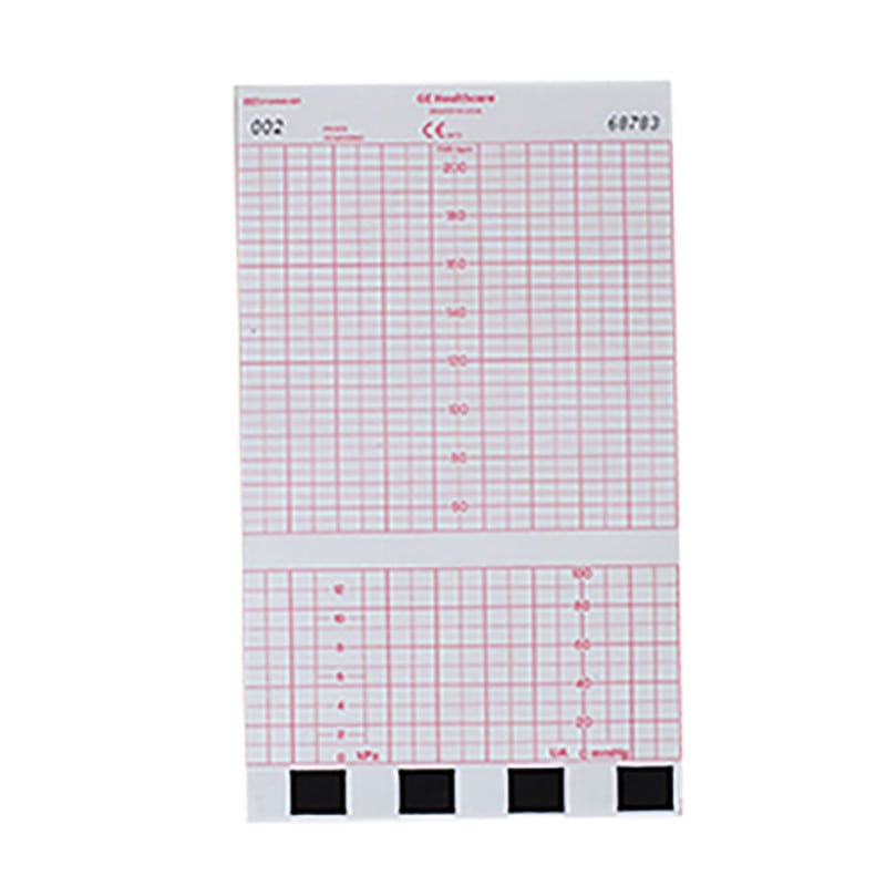 Corometrics® Fetal Chart Paper – Orange Medical