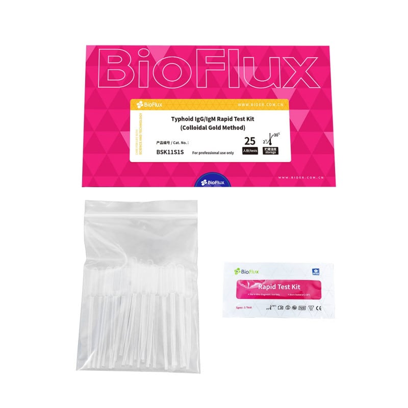 BIOFLUX Typhoid IgG-IgM Antibody Rapid Test – Orange Medical